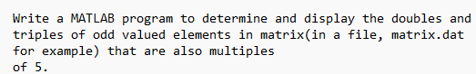 Solved MATLAB ONLY. You can use any arbitrary file of | Chegg.com