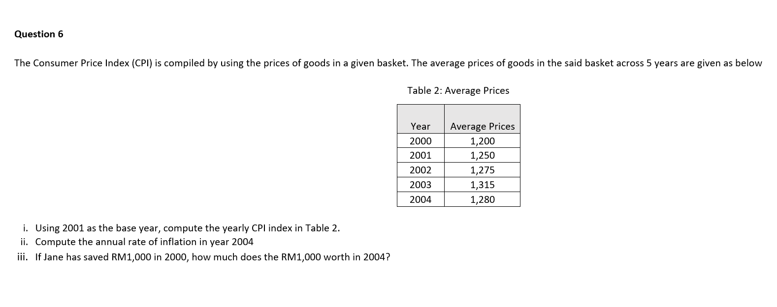 Solved The Consumer Price Index (CPI) is compiled by using | Chegg.com