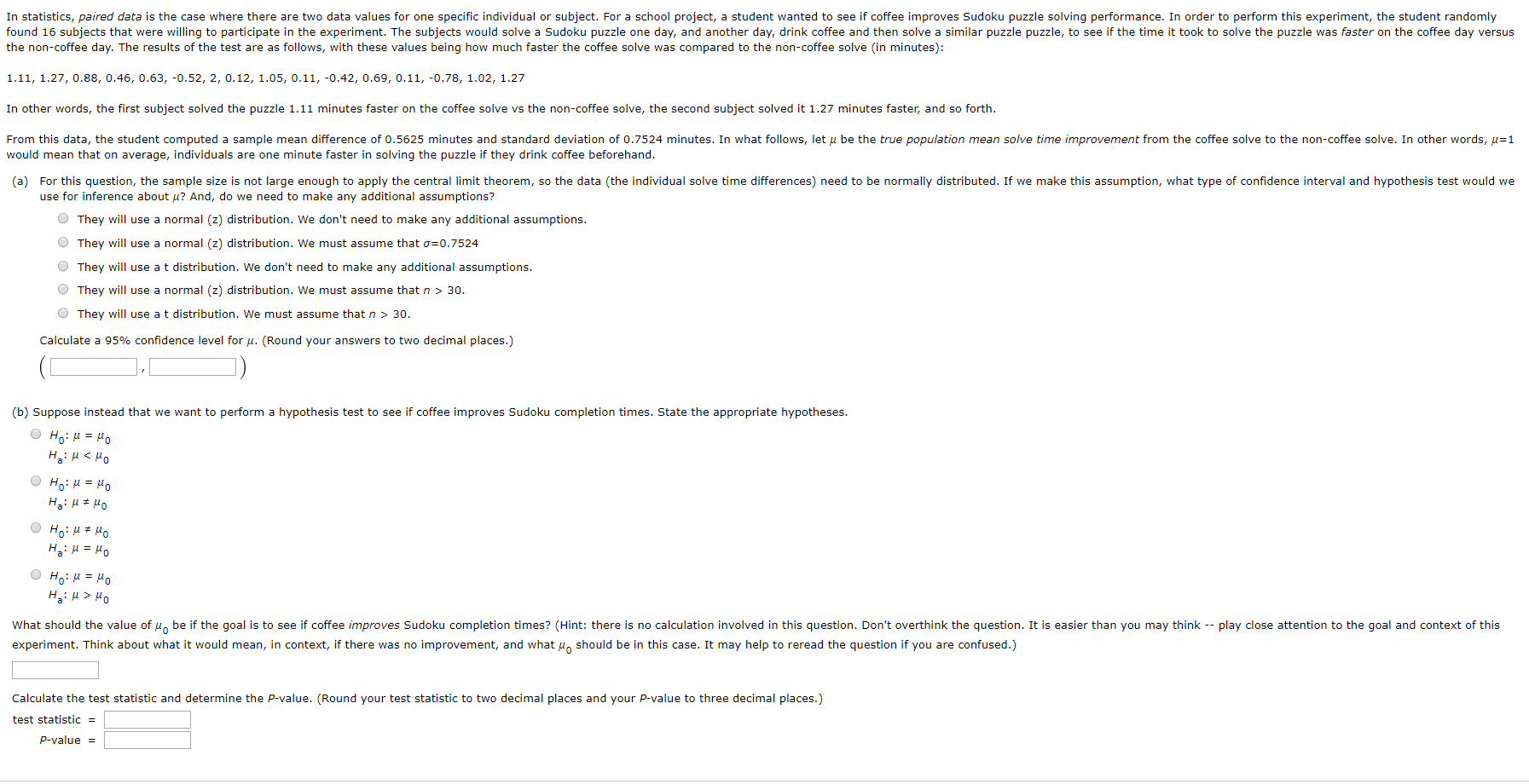 Solved In statistics, paired data is the case where there | Chegg.com