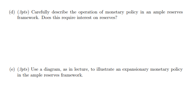 Solved (d) (3pts) Carefully describe the operation of | Chegg.com