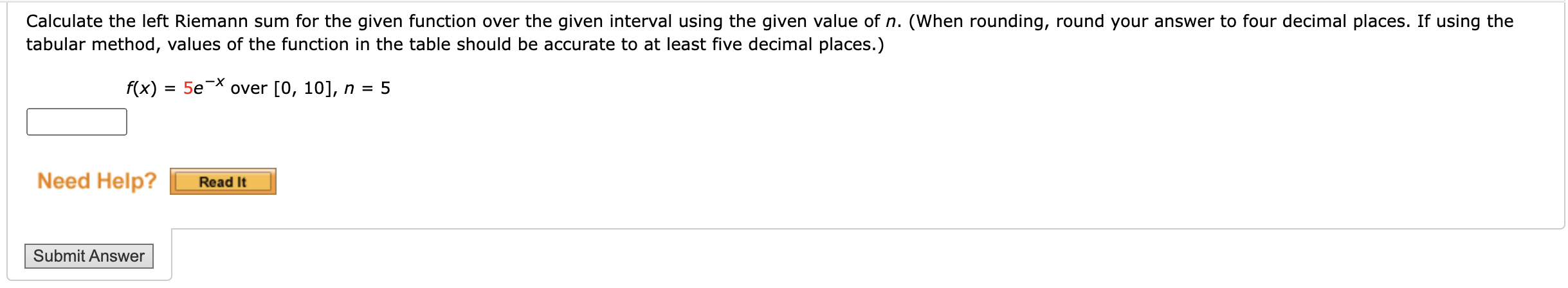 Solved tabular method, values of the function in the table | Chegg.com