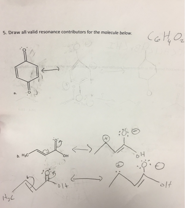 Solved Draw all valid resonance contributors for the | Chegg.com