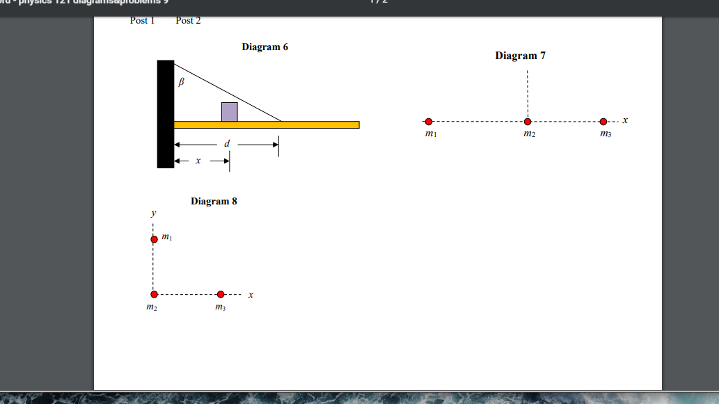 Solved Refer to diagram 8 Please convert cm to m Three point | Chegg.com