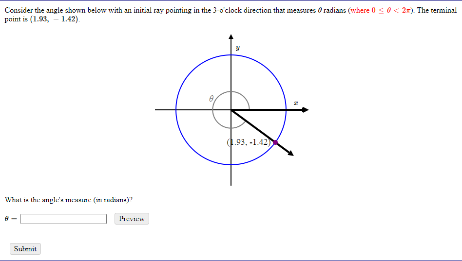 Solved Consider the angle shown below with an initial ray | Chegg.com