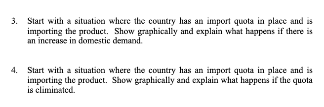 Solved All questions are based on the small country model. | Chegg.com