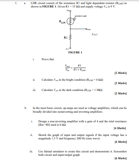 Solved a. L.DR circuit consist of the resistance R1 and | Chegg.com