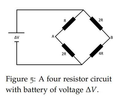 Solved The circuit in Figure 5 is comprised of four | Chegg.com
