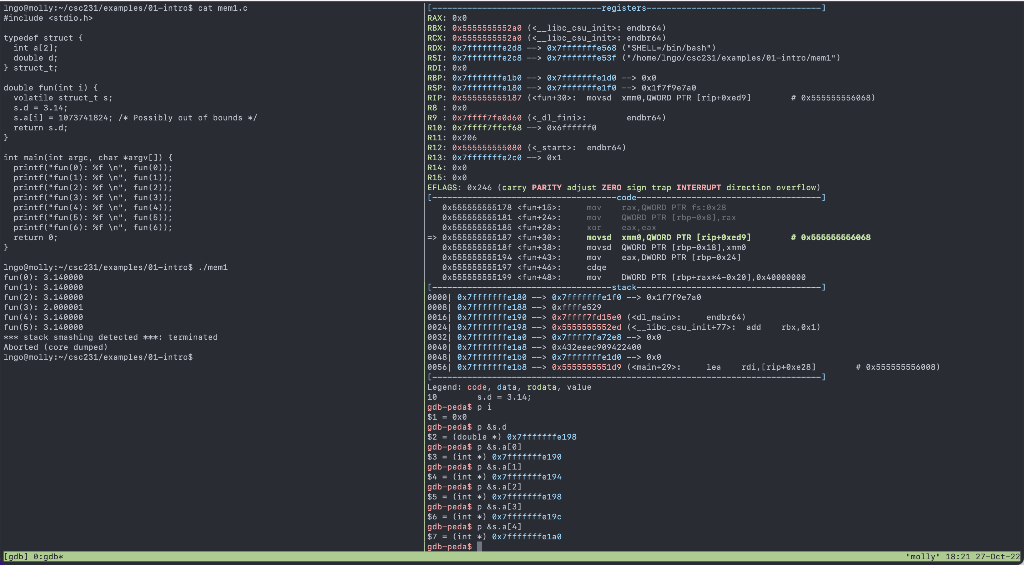 For this lab, you are to do the followings: Compile | Chegg.com