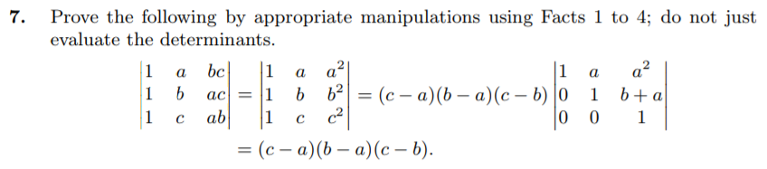 Solved Prove the following by appropriate manipulations | Chegg.com