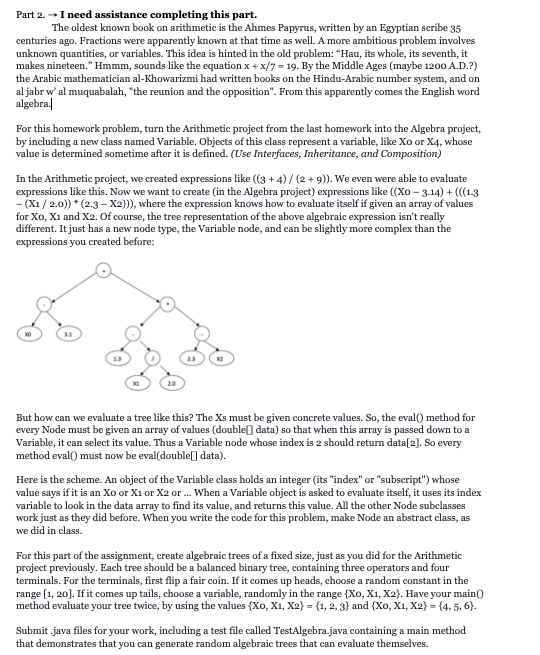 Solved Part 1. This is complete Extend the Arithmetic | Chegg.com