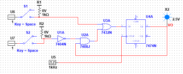 Solved R1 X2 U6 OV 1kΩ 1 U4A UZA 2.5V ID: VO Key - Space R2 | Chegg.com