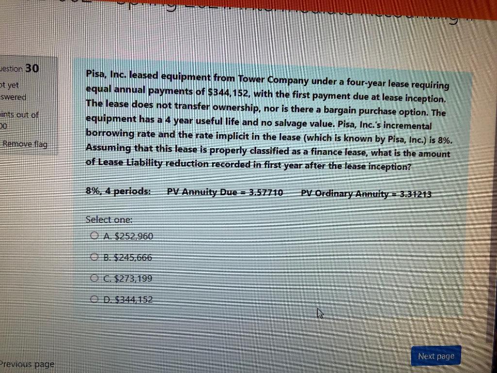 Solved Hestion 30 et yet swered Bints out of 30 Pisa, Inc. | Chegg.com Solved Hestion 30 et yet swered Bints out of 30 Pisa, Inc. | Chegg.com