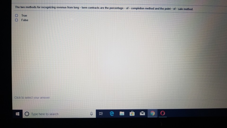 Solved The percentage- of-completion method may utilize a | Chegg.com