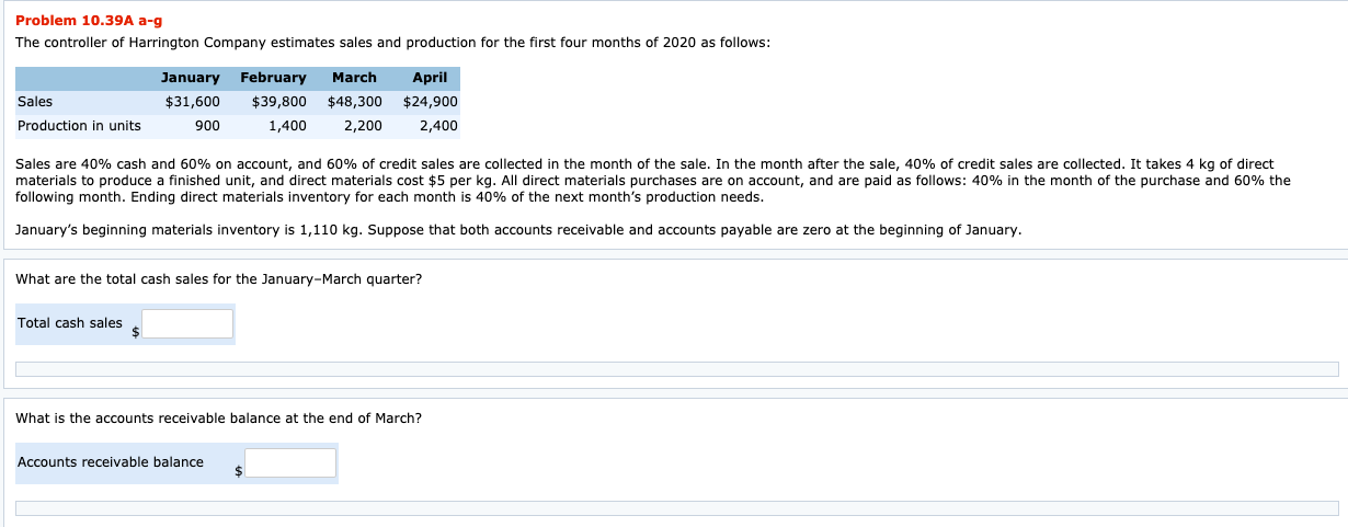 Solved Problem 10.39A a-g The controller of Harrington | Chegg.com