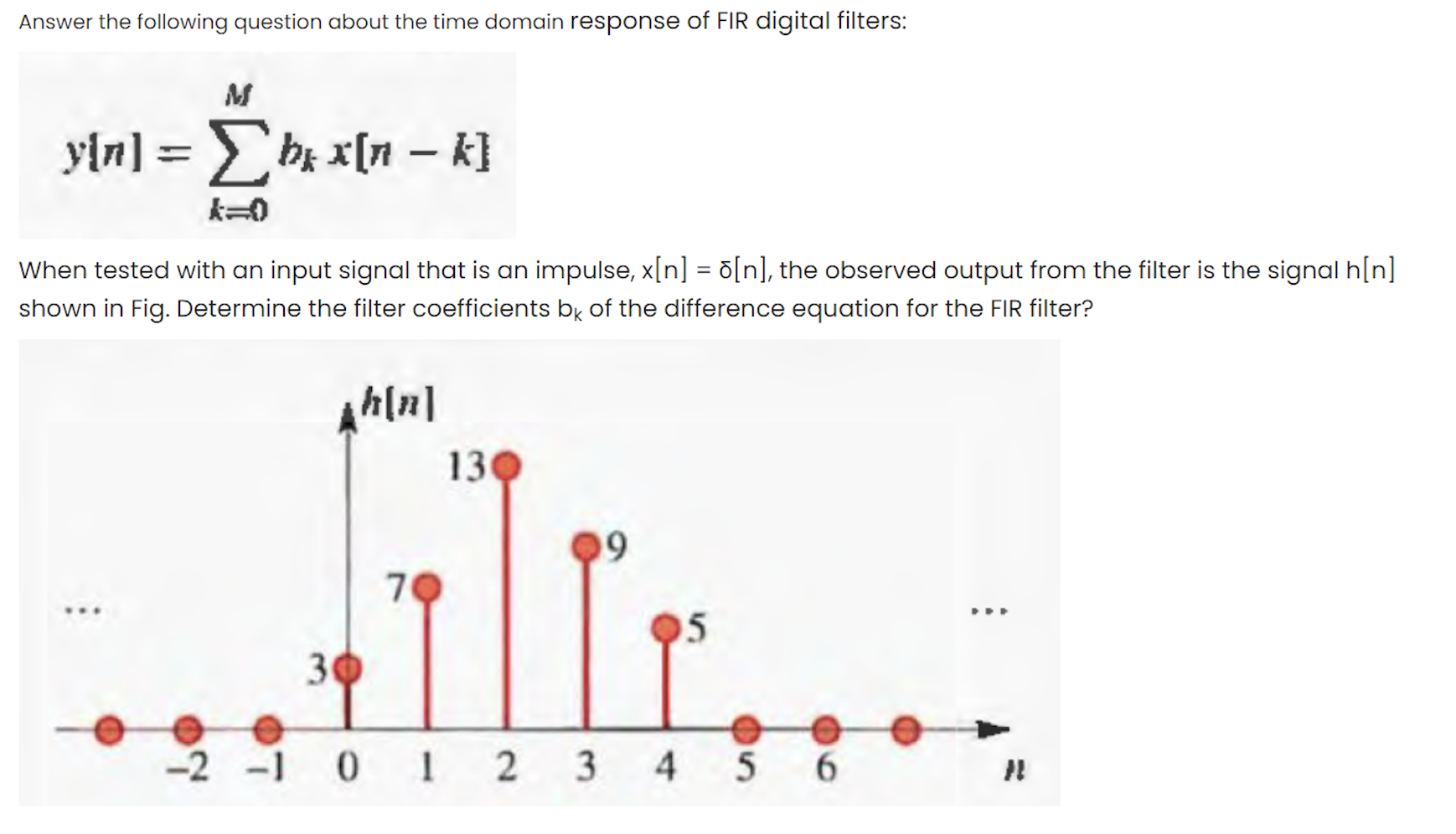 Solved Answer the following question about the time domain | Chegg.com