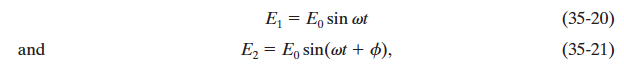 (1) Using phasors, start with eq'ns 35-20 and 35.21, | Chegg.com