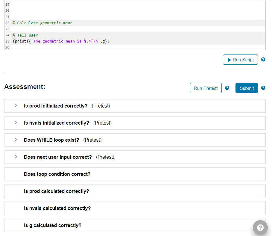 Solved Geometric Mean My Solutions > The geometric mean of a | Chegg.com