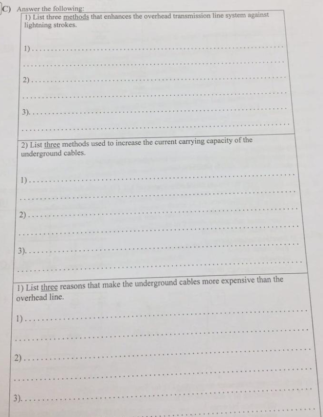 Solved C) Answer the following: 1) List three methods that | Chegg.com