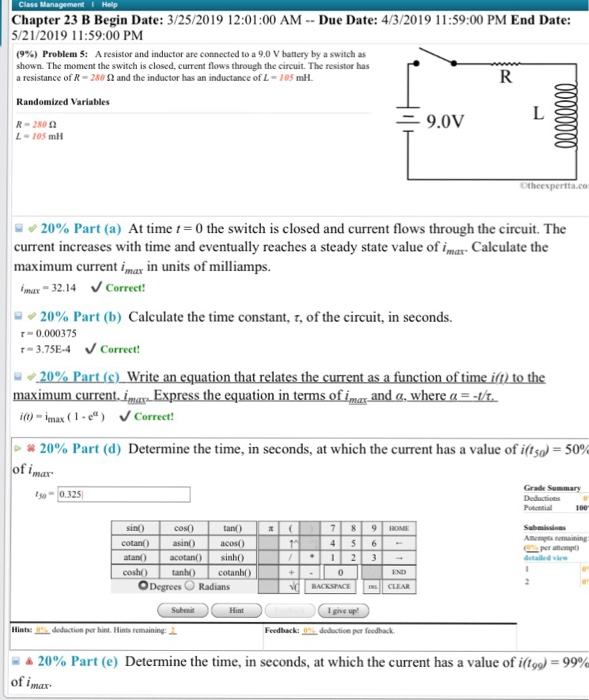 Solved Class Management I Help Chapter 23 B Begin Date: | Chegg.com