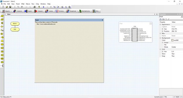 Solved Create a project about flowcode and follow the | Chegg.com