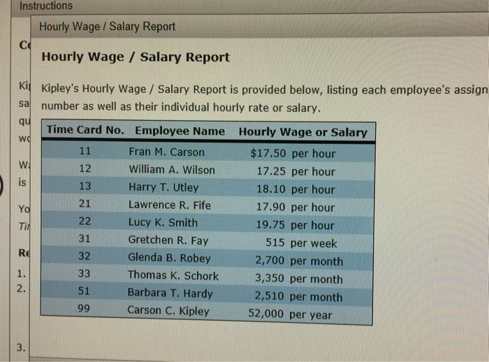 Solved Continuing Payroll Problem, 2A: Chapter 2 Kipley | Chegg.com