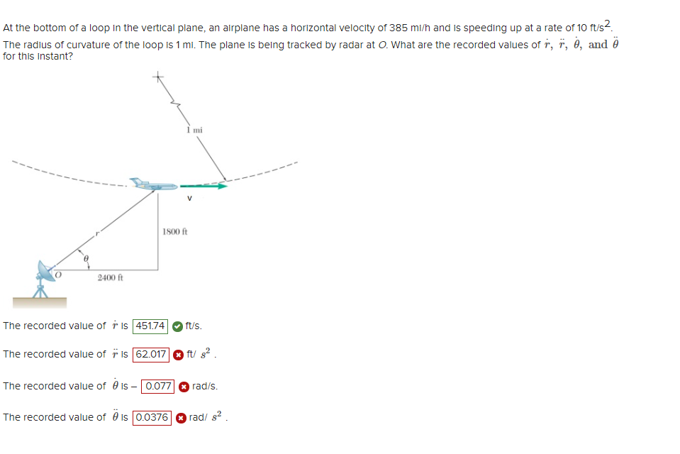 Solved At the bottom of a loop in the vertical plane, an | Chegg.com
