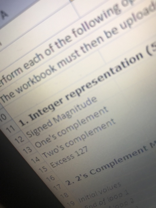 Solved 1. Integer representation (5.0 points): Convert these | Chegg.com