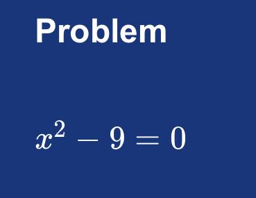 Solved x2−9=0 | Chegg.com