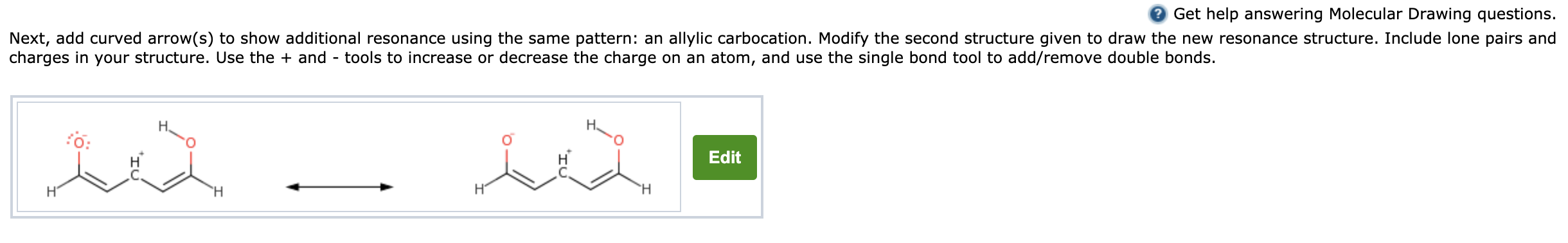 Solved Next, add curved arrow(s) to show additional | Chegg.com