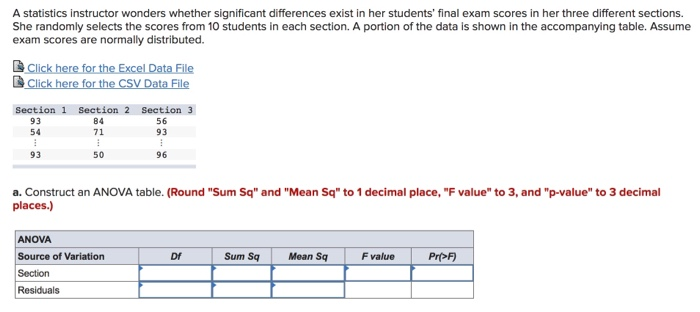 Solved A statistics instructor wonders whether significant | Chegg.com Solved A statistics instructor wonders whether significant | Chegg.com