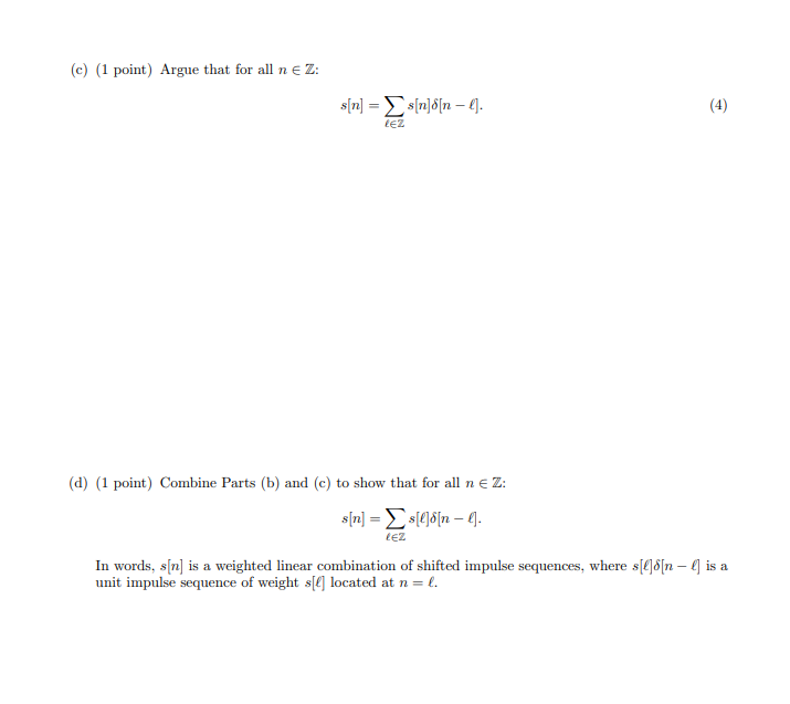 Solved Problem 4 [Impulse]. One of the most basic | Chegg.com