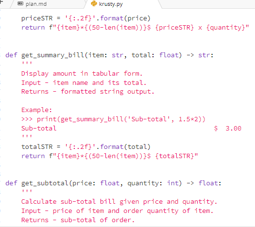Solved Q3 - Functions Programming Exercise Write functions | Chegg.com