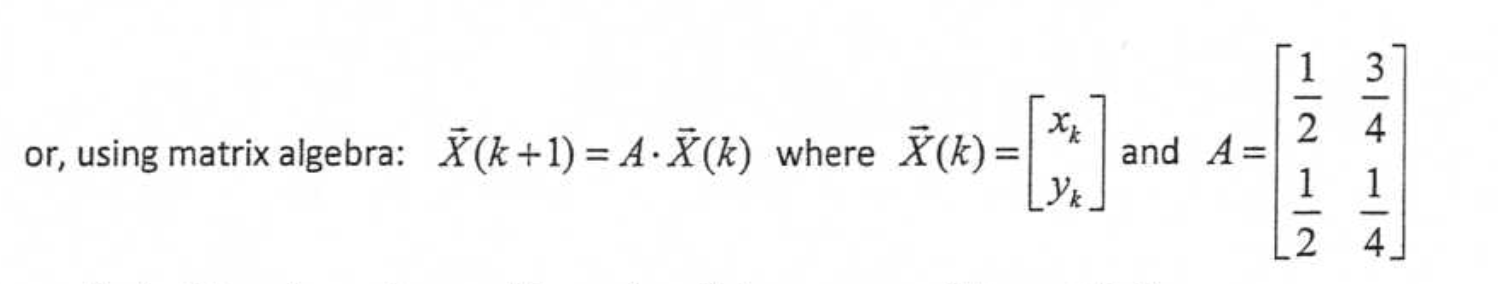 Solved 2. We will examine here a discrete dynamical system | Chegg.com