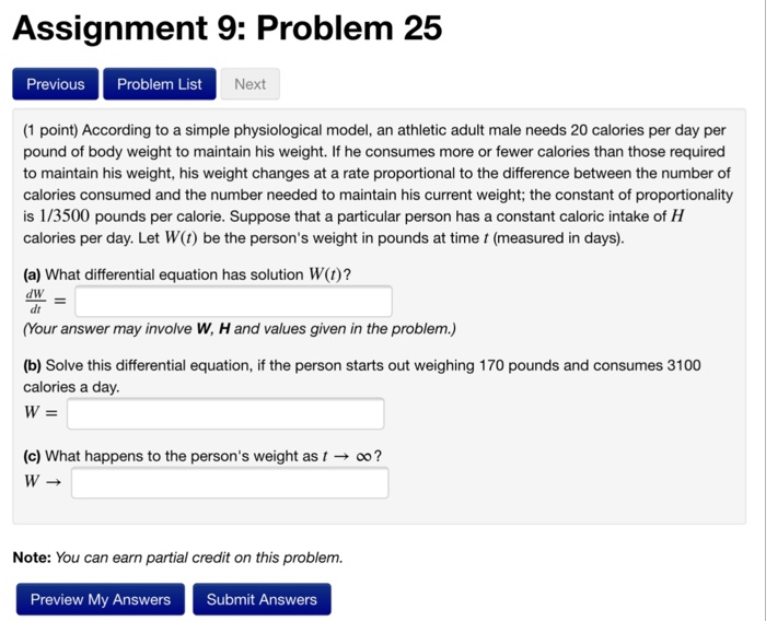 Solved Assignment 9: Problem 25 Previous Problem List Next | Chegg.com