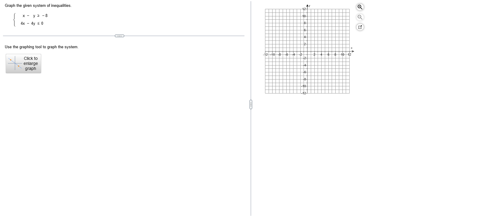 Solved Graph the given system of | Chegg.com