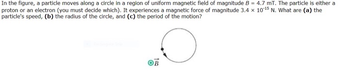 Solved In the figure, a particle moves along a circle in a | Chegg.com