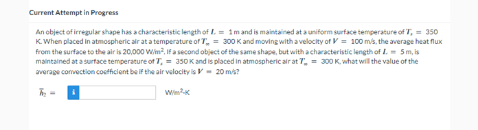 Solved An object of irregular shape has a characteristic | Chegg.com