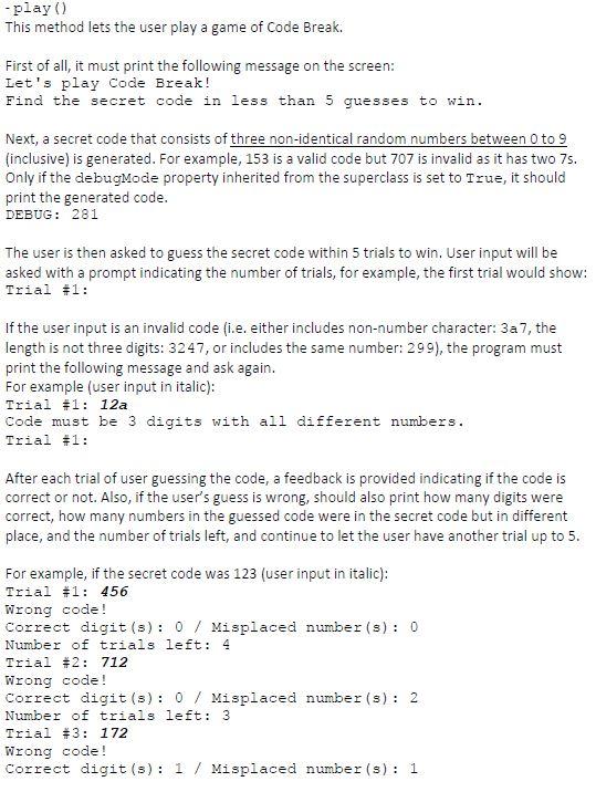 Solved *** USE PYTHON *** *** Note: Please write this such | Chegg.com