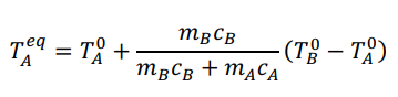 Solved Two bodies A and B, with initial temperatures T0A and | Chegg.com