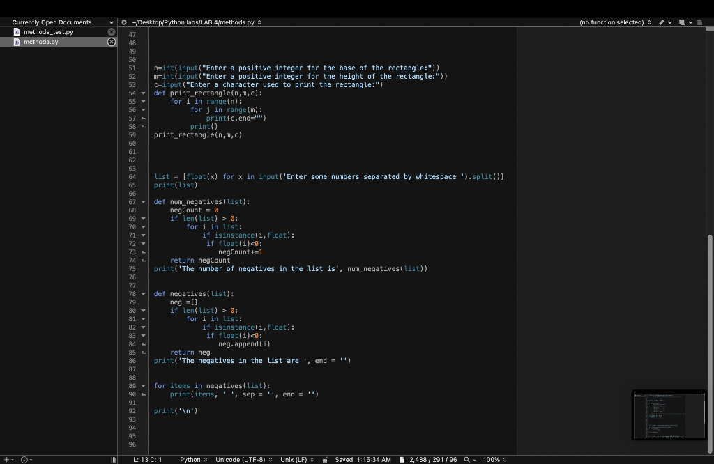 Solved PYTON code for the given program. Help me fix out | Chegg.com