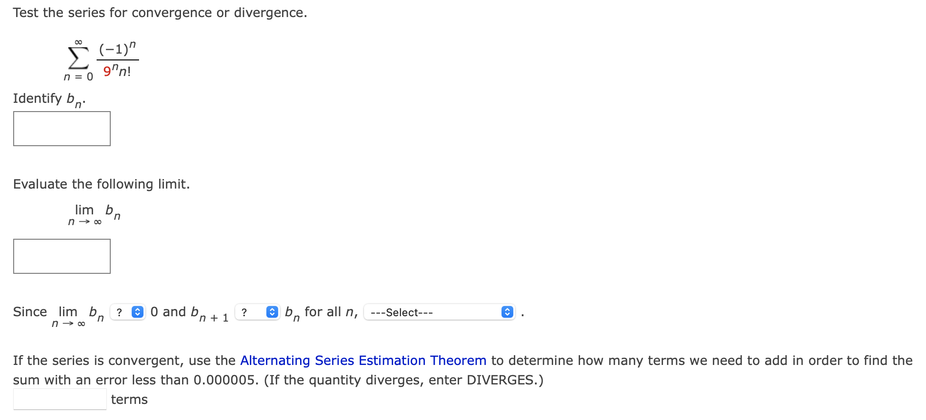 Solved Test the series for convergence or divergence. Σ | Chegg.com