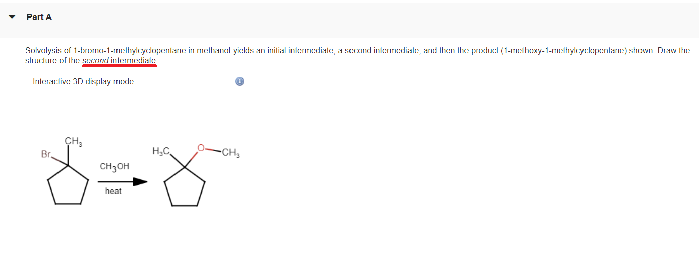 Solved Solvolysis Of 1 Bromo 1 Methylcyclopentane In