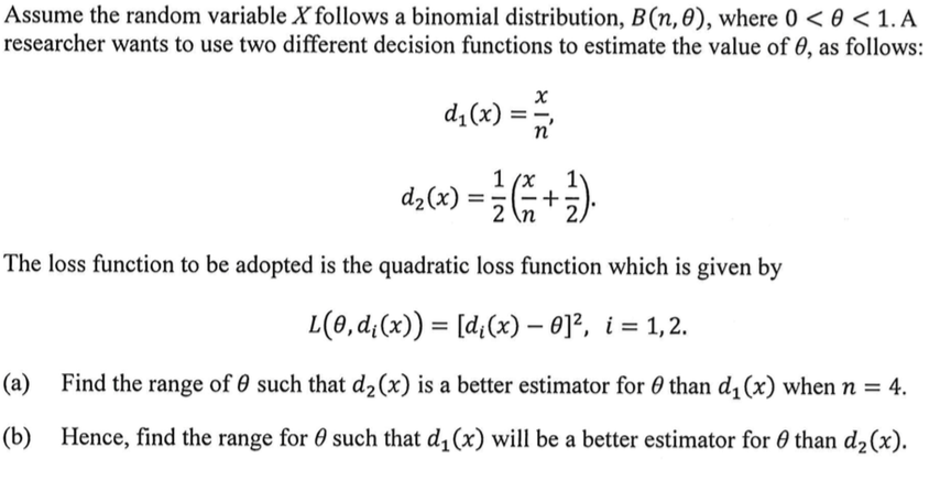 Solved Assume the random variable X follows a binomial | Chegg.com