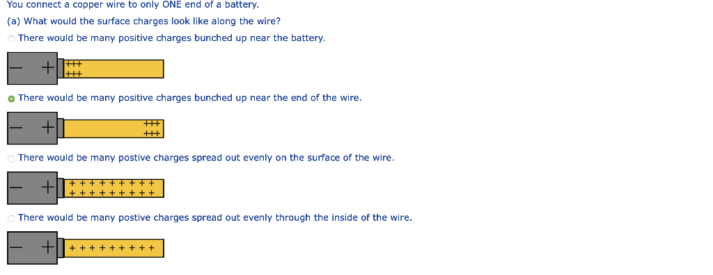 Solved You connect a copper wire to only ONE end of a | Chegg.com