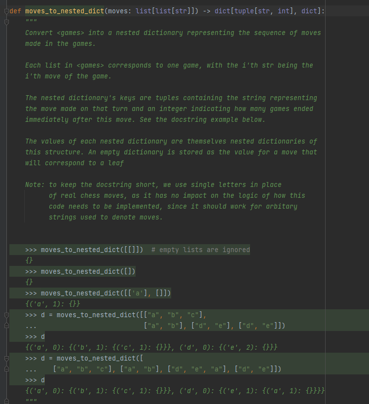 Solved Initiate this ChessTree class. The example of the | Chegg.com