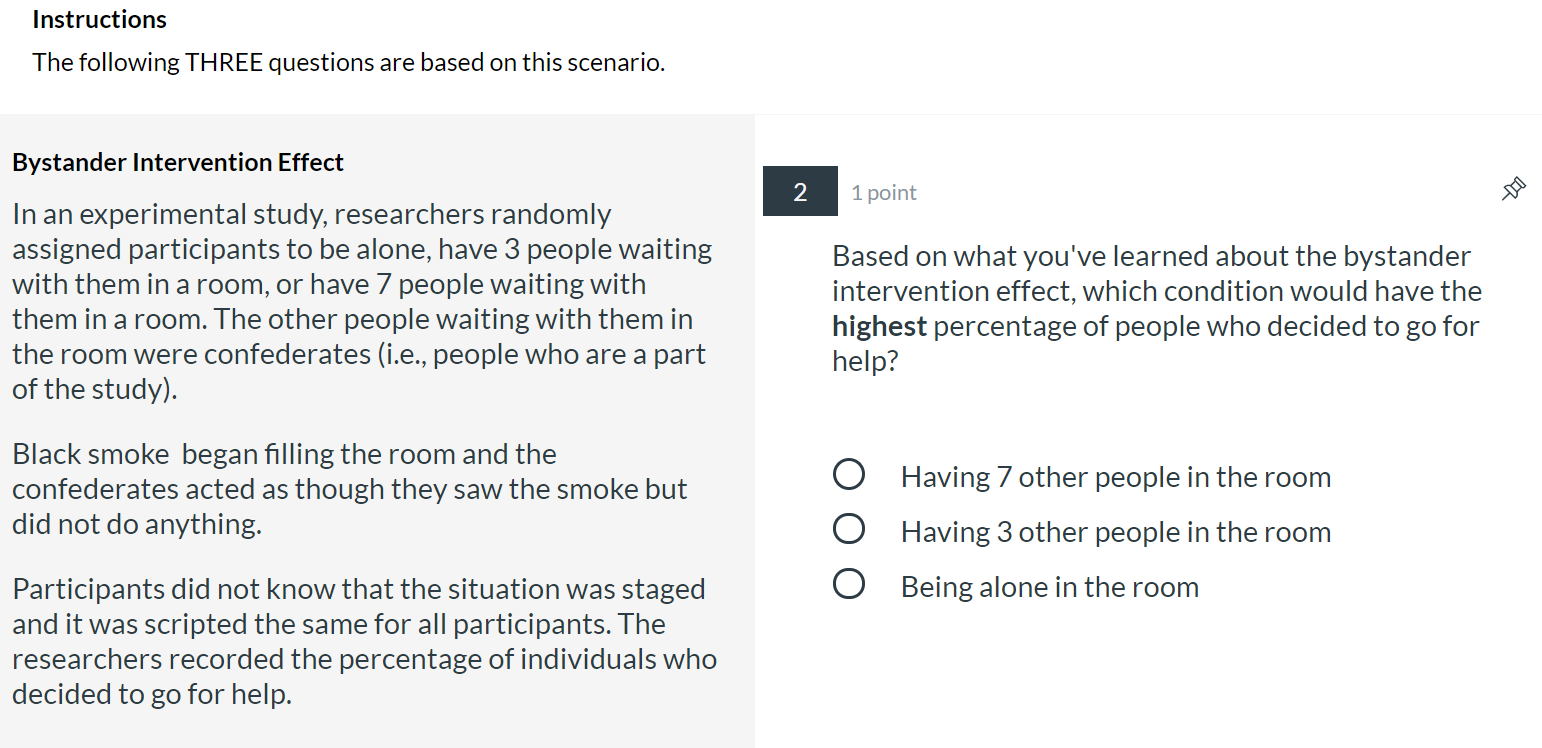 Solved Instructions The following THREE questions are based | Chegg.com