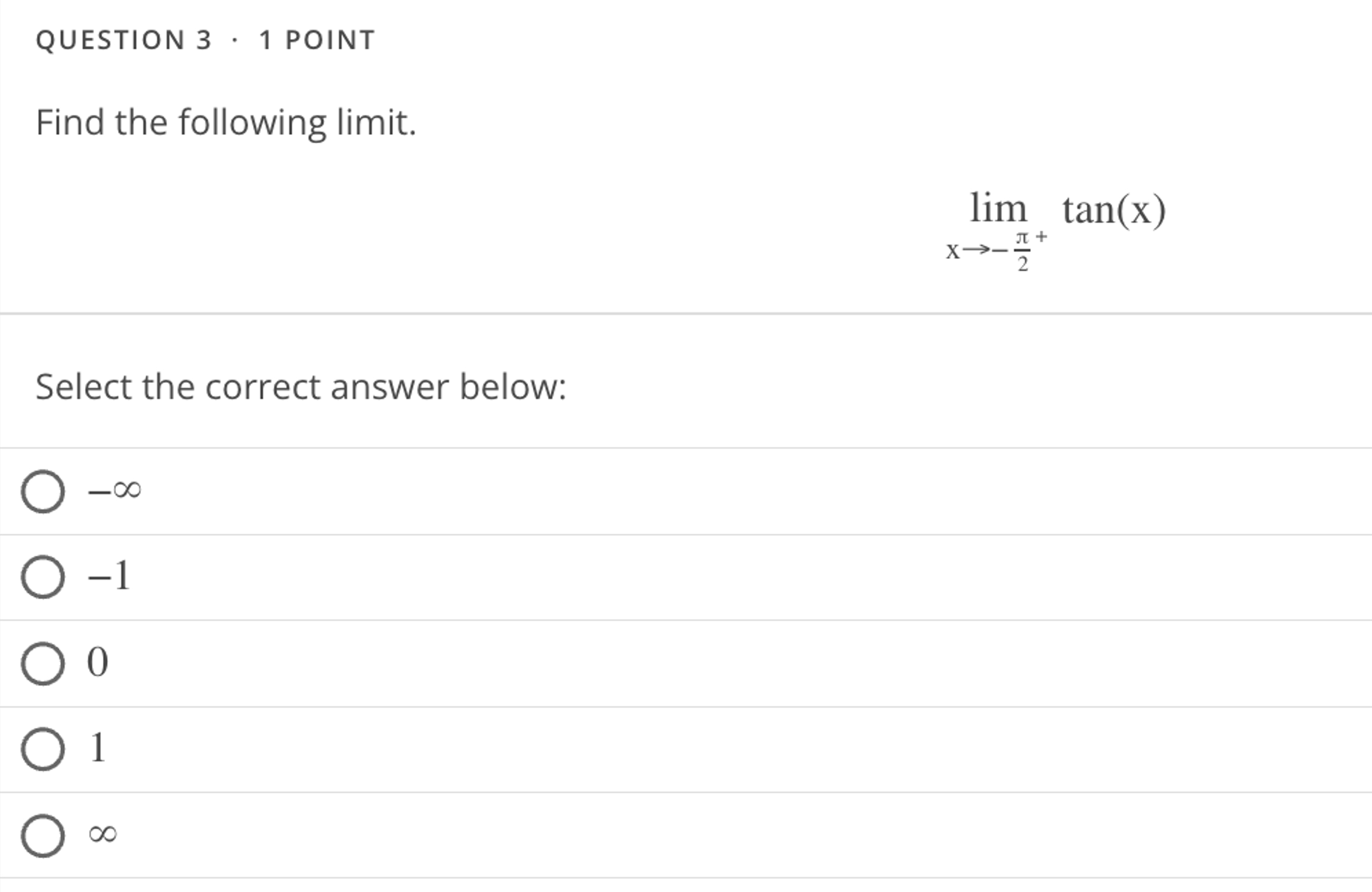 Solved QUESTION 3 1 POINTFind The Following Chegg Solved QUESTION 3 1 POINTFind The Following Chegg