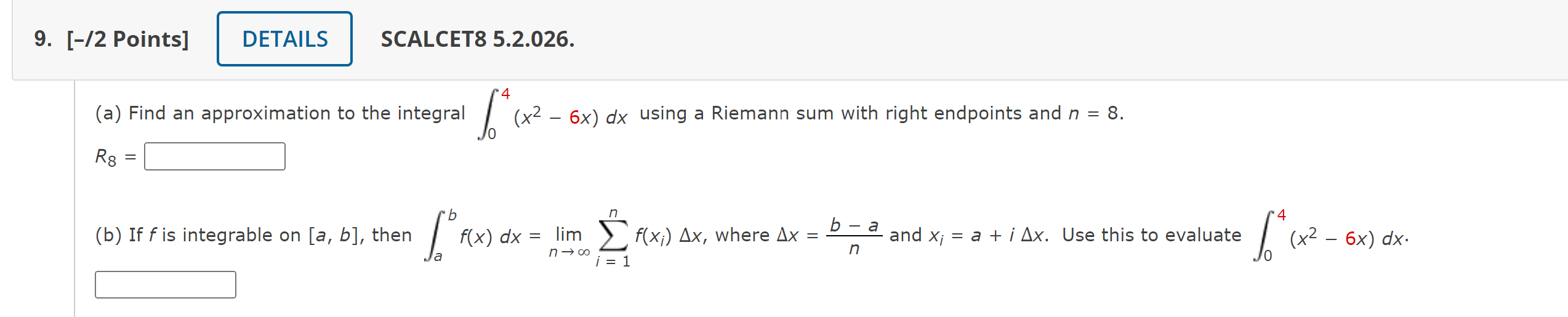 Solved (a) Find an approximation to the integral | Chegg.com