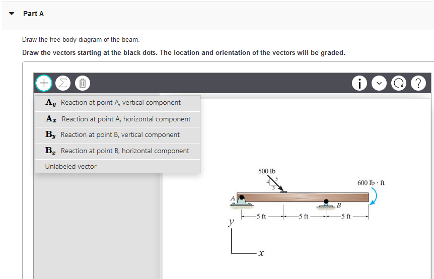 [Solved]: Determine the horizontal and vertical component