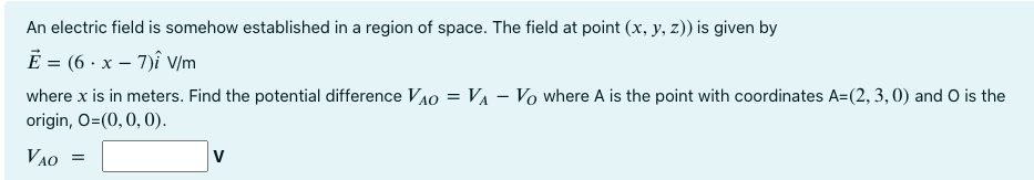 Solved An electric field is somehow established in a region | Chegg.com